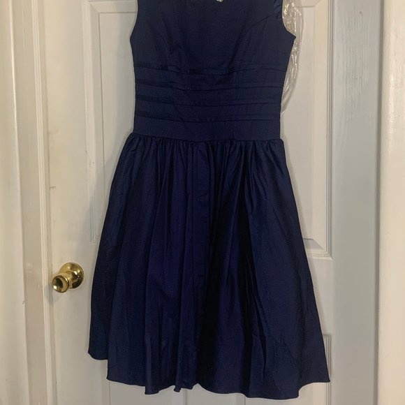 Unique Vintage | Dresses | Unique Vintage Navy Blue Cocktail Dress ...